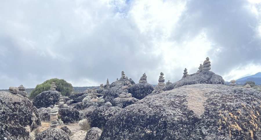 22. Day 2 – Through the Temple of Cairns – August 10 – Trekking Upward
